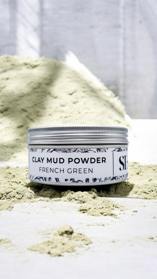 FRENCH GREEN: Powdered Clay Mud – SE-LF